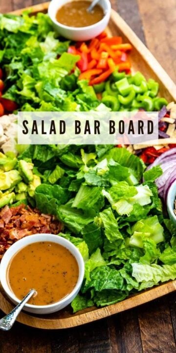 At Home Salad Bar Board Recipe - EASY GOOD IDEAS