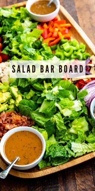 At Home Salad Bar Board Recipe - EASY GOOD IDEAS