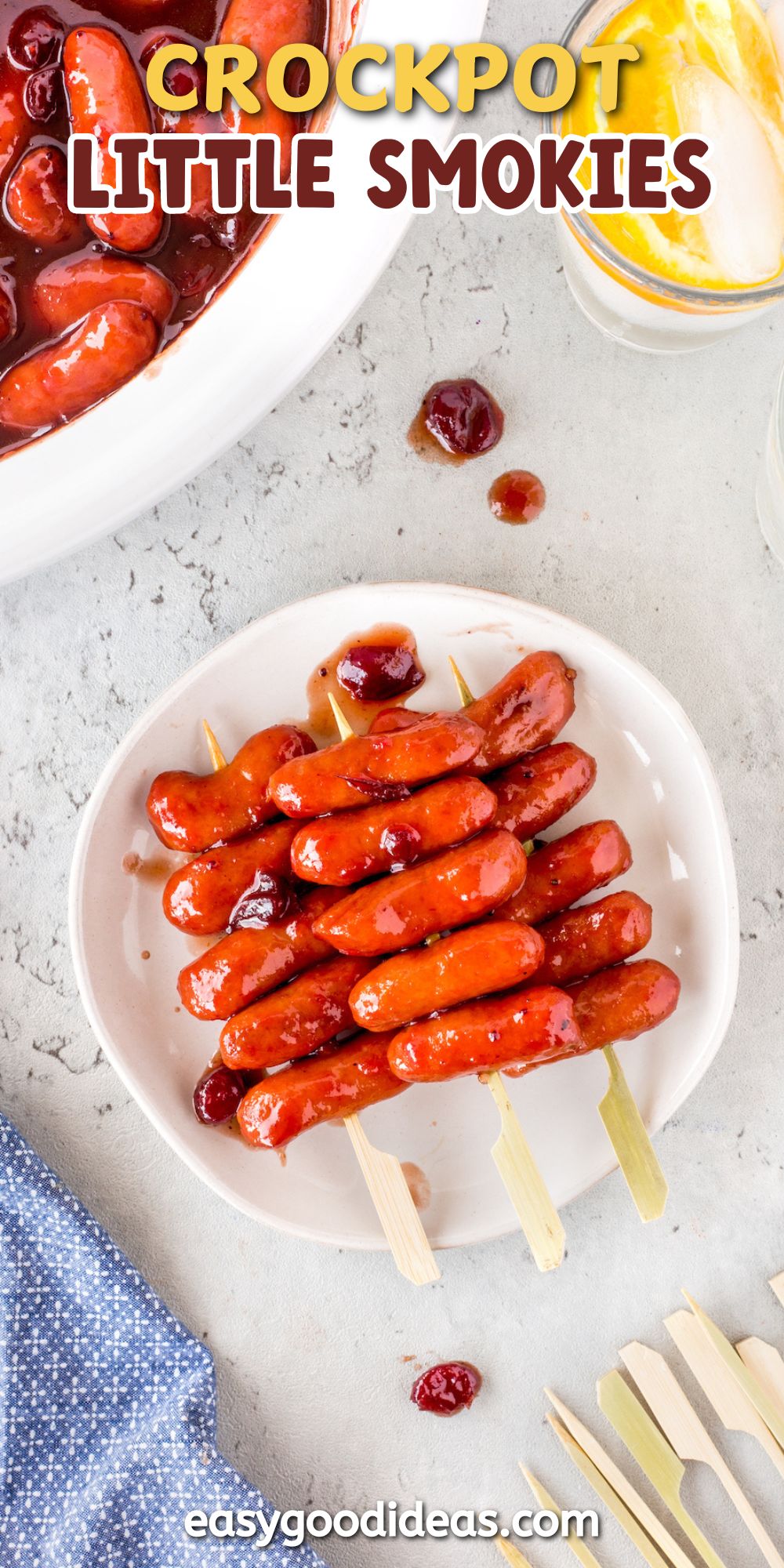 Easy Crockpot Little Smokies - EASY GOOD IDEAS